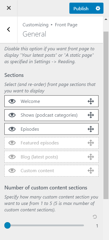 Adding Custom Content Megaphone Wordpress Theme Documentation Meks