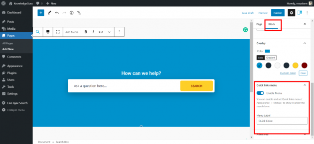 Navigation Menu Setup Knowledge Guru Wordpress Theme Documentation Meks